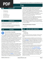 Fog Class 10 English Poem 8 | PDF | Fog | Poetry