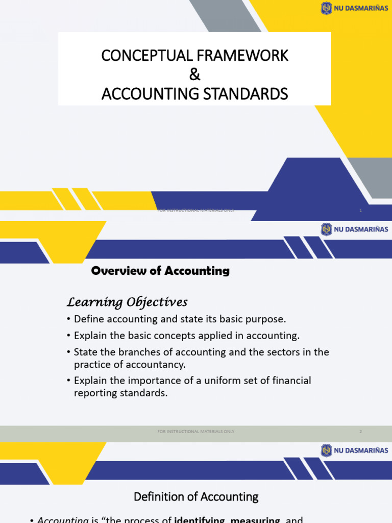 c1. Overview of Accounting | PDF | International Financial Reporting ...