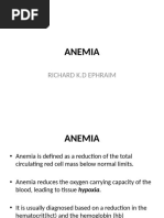Anemia PPT-1 1 | PDF | Anemia | Red Blood Cell