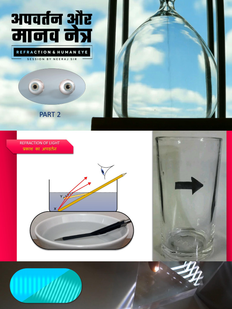Physics (REFRECTION OF LIGHT) REFRACTION OF LIGHT PART-2 PDF | PDF