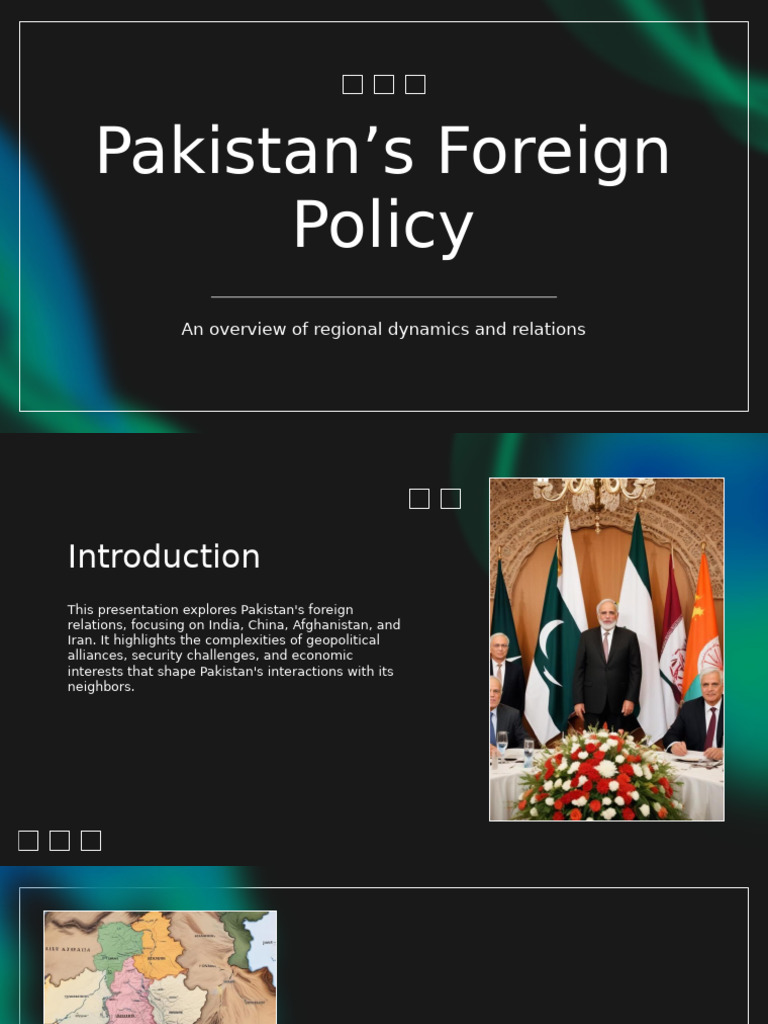 Pakistan's Foreign Policy | PDF | Pakistan | Afghanistan