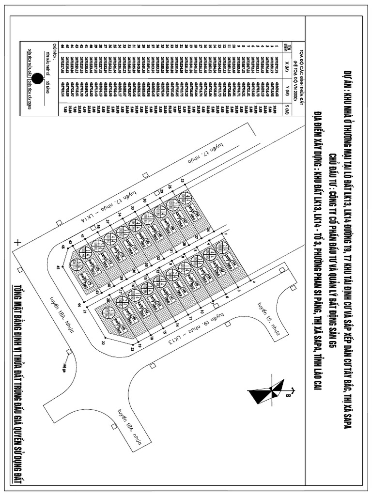 Mat Bang Danh Lo Va Ky Hieu Co Toa Do | PDF