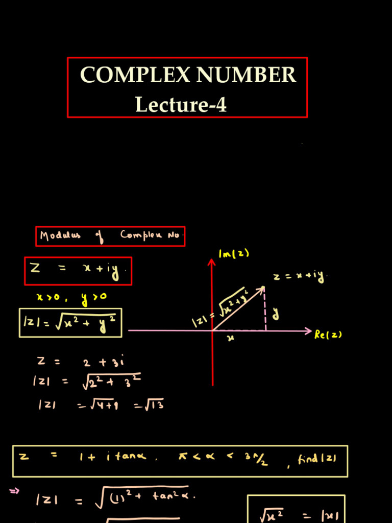 Complex Lec-4 | PDF