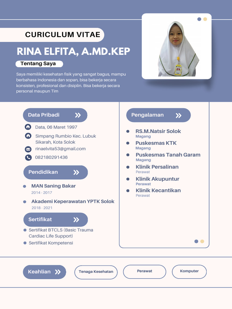 CV Rina Elvita_merged | PDF