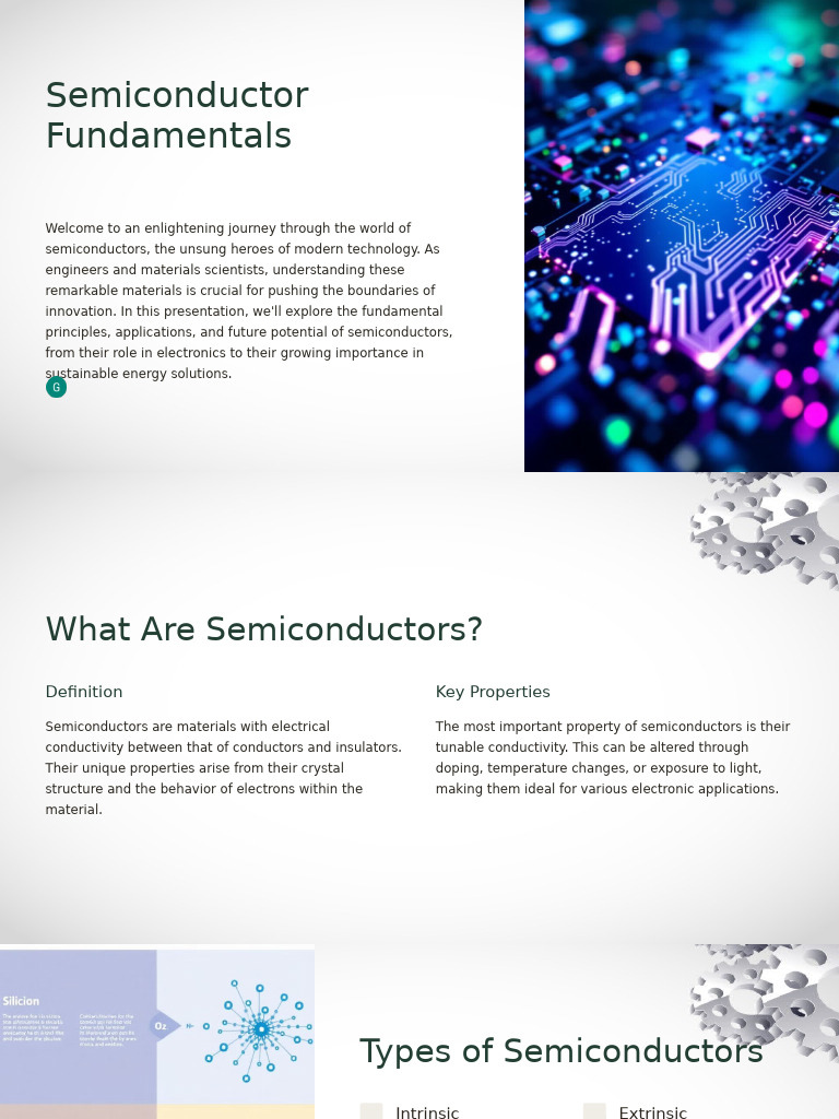 Module1 - Semiconductor Fundamentals | PDF | Semiconductors | Doping ...