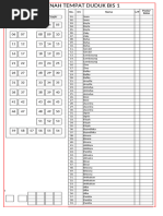 Denah Bus Seat 2-2 50 | PDF