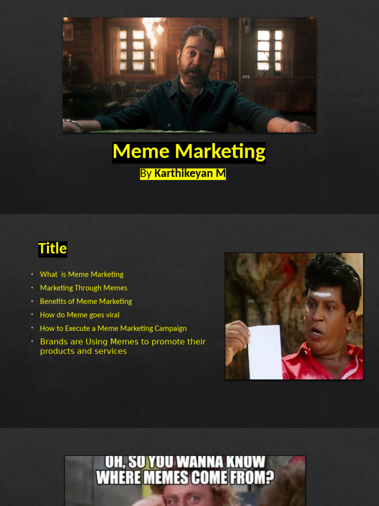 Benefits and Strategies of Meme Marketing | PDF