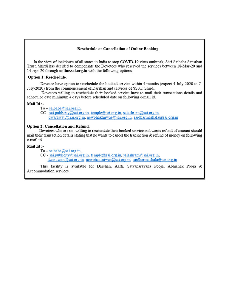 Notice On Website | PDF