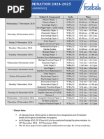 Igcse Timetable Oct Nov 2025 Series | PDF | Qualifications