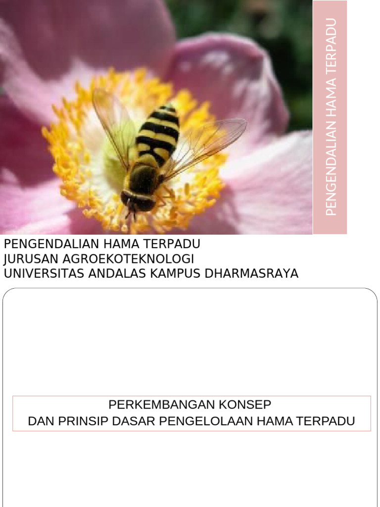 PERTEMUAN 2-KONSEP DAN PRINSIP PHT | PDF