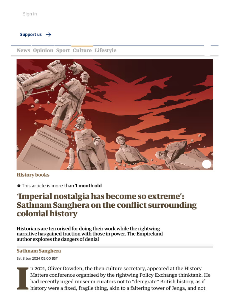 Imperial Nostalgia Has Become So Extreme' - Sathnam Sanghera On The ...