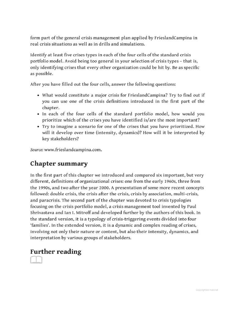 Chapter Summary | PDF