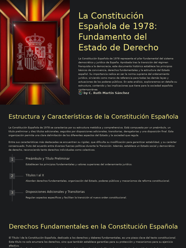 Constitución Española de 1978: Pilar del Estado | PDF | Judicaturas ...