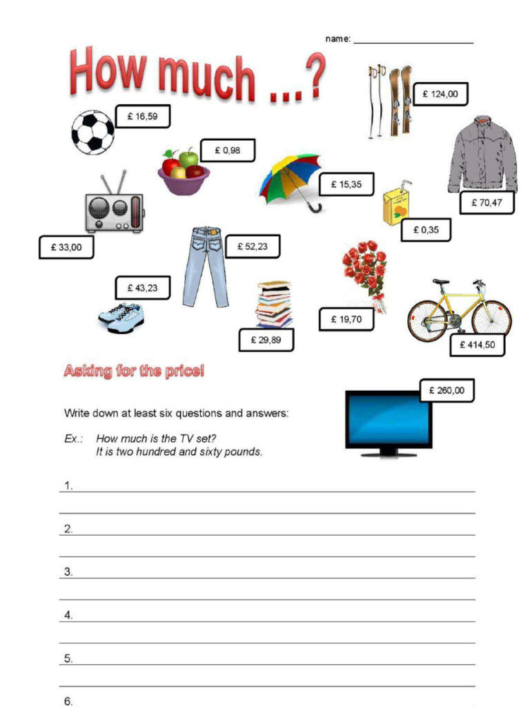 How Much (Price) | PDF
