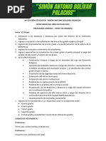 Programa de Bienvenida Al Año Escolar 2025 | PDF