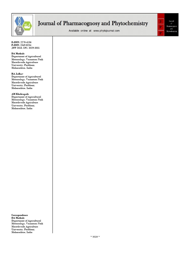 Aasman Khobragade Mutkule 2018 | PDF | Sowing | Tomato