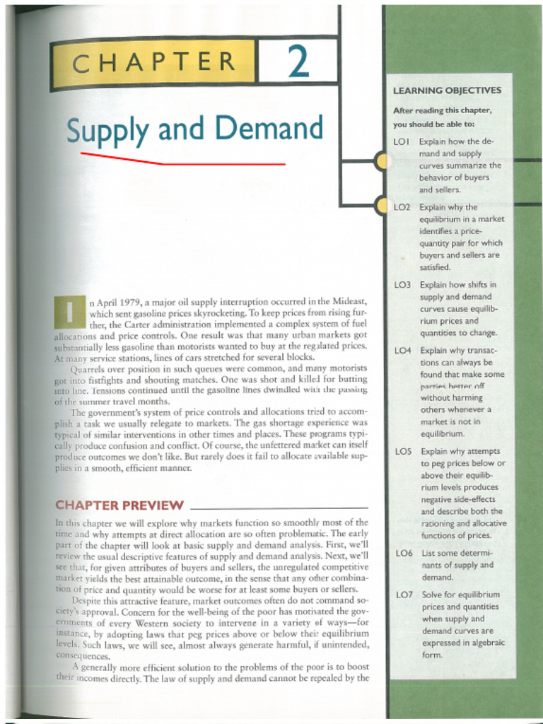Supplementary Reading 2 Demand and Supply | PDF