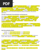 Flooding vs. Systematic Desensitization | PDF | Phobia | Fear
