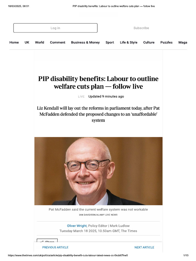 PIP Disability Benefits | PDF
