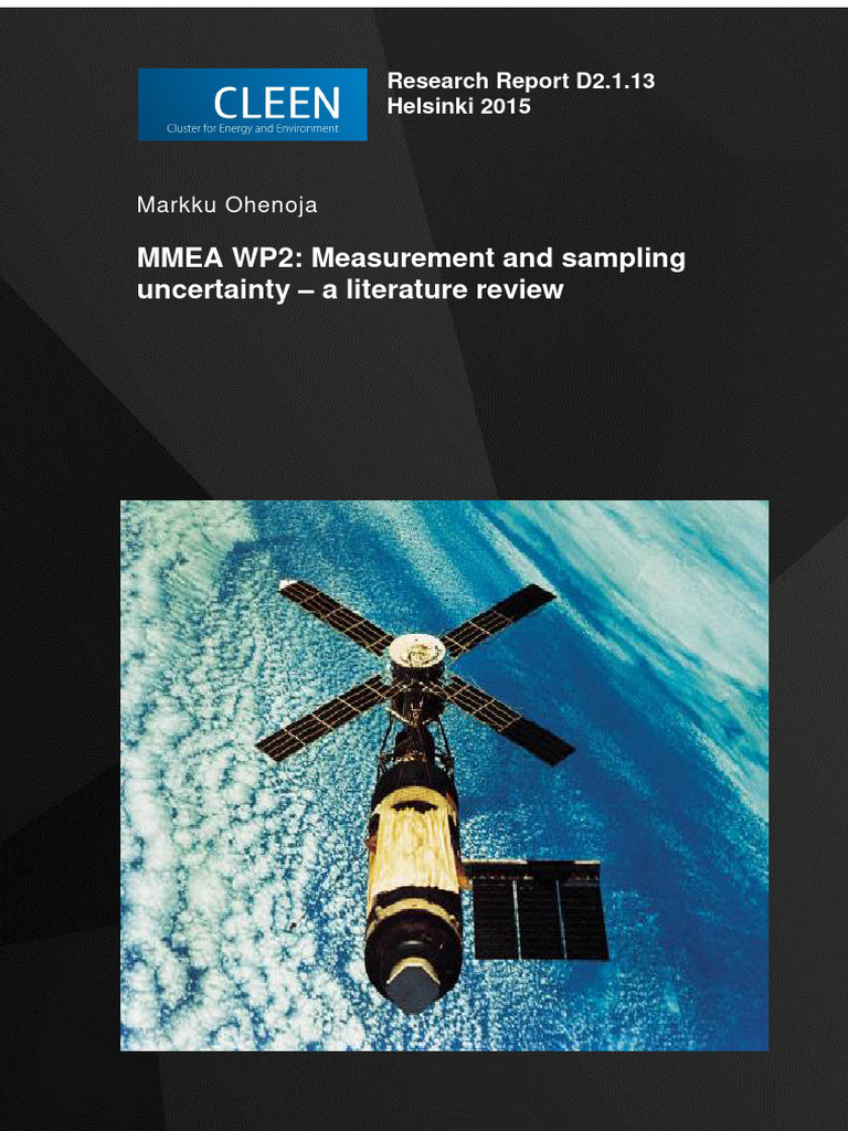 MMEA WP 2 Measurement and Sampling Uncer | PDF | Uncertainty | Measurement