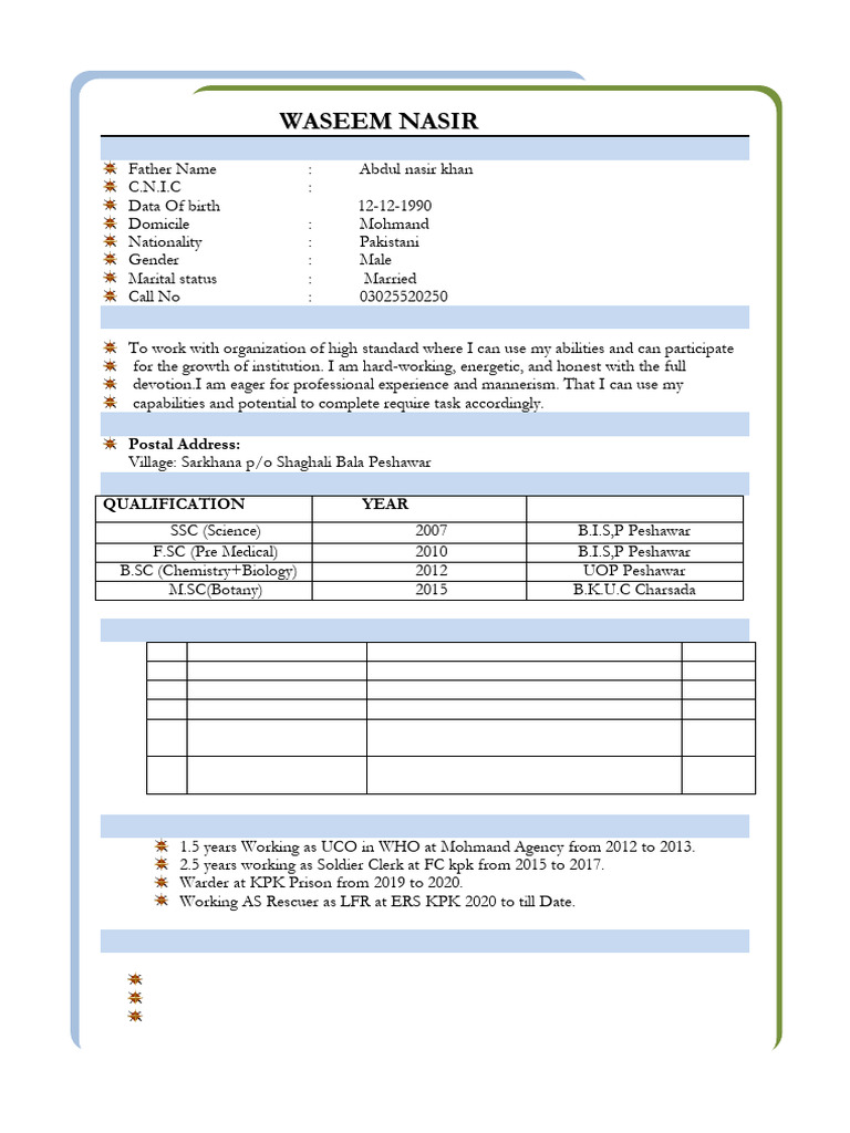 Waseem Nasir - 2 | PDF