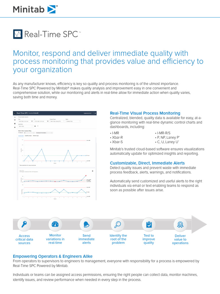 Real Time Statistical Process Control SPC English One Pager | PDF ...