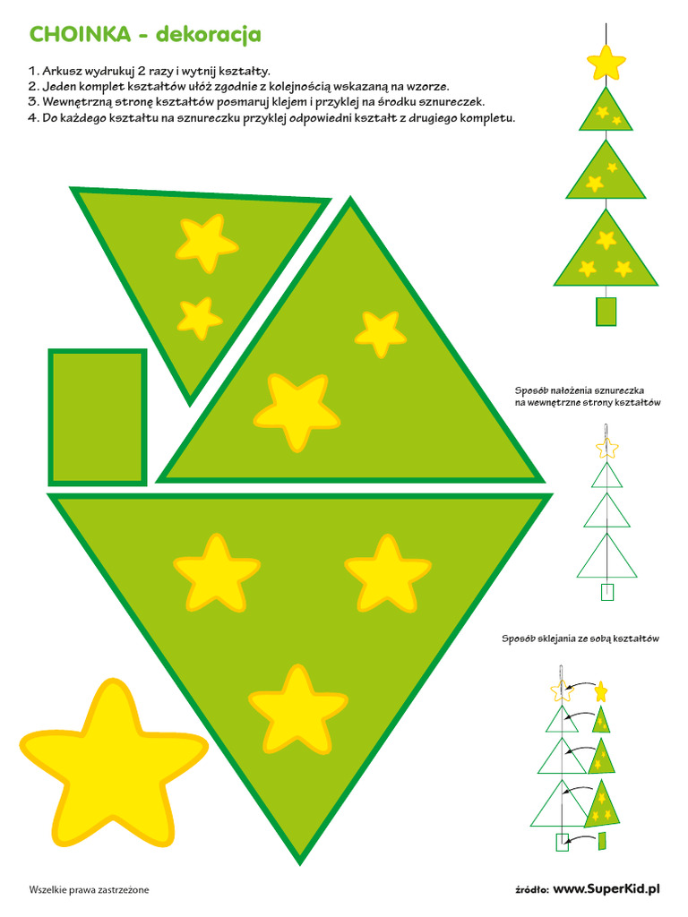 wycinanki-choinka-dekoracja | PDF
