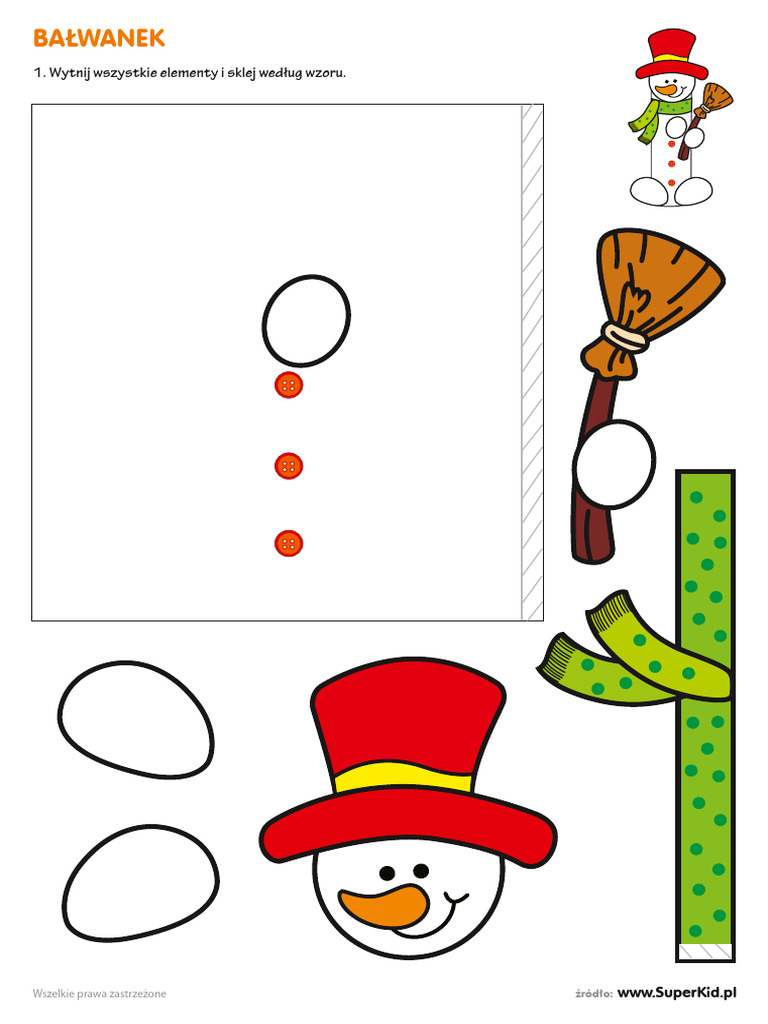 Wycinanki Balwanek | PDF