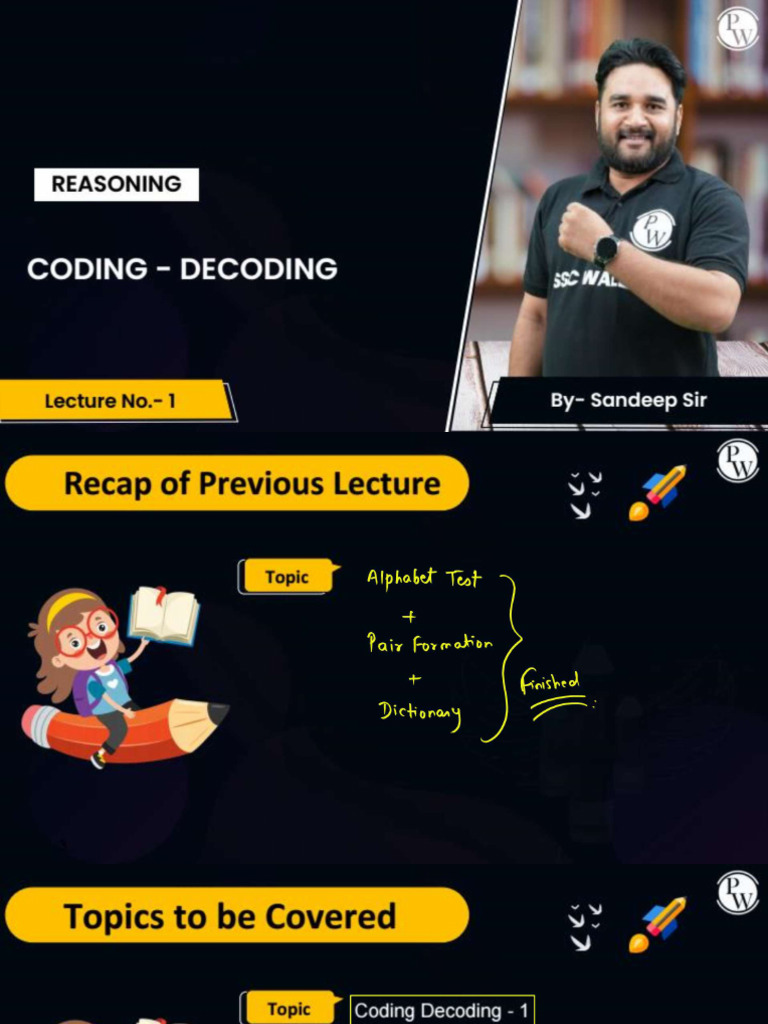 Coding&Decoding (D) | PDF