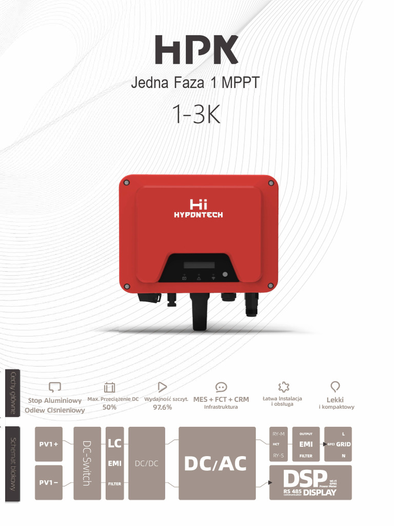 Hypontech 1F HPK 1 3KW PL | PDF