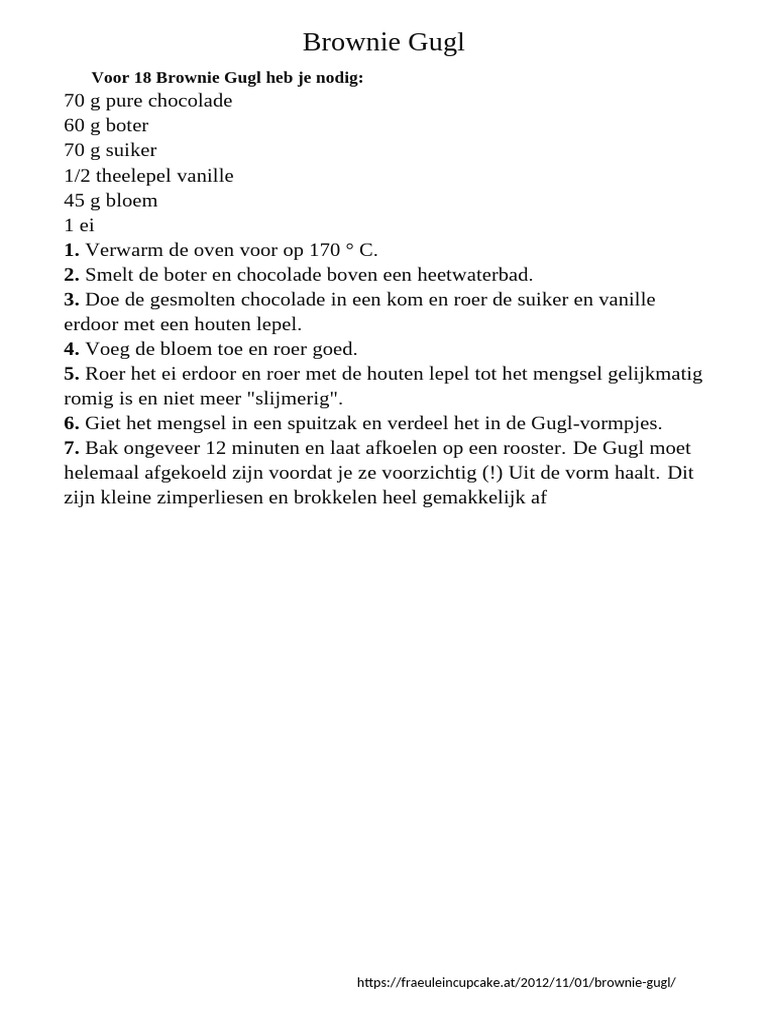 Brownie Gugl | PDF