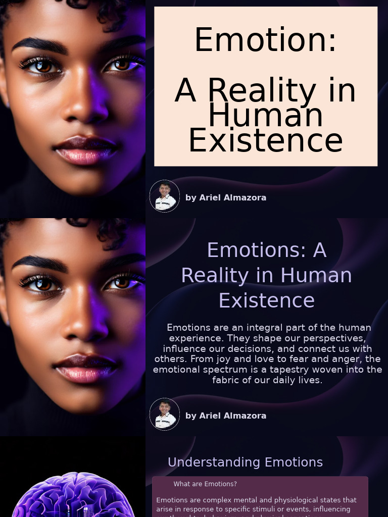 Emotions: Key to Human Existence | PDF | Emotions | Empathy