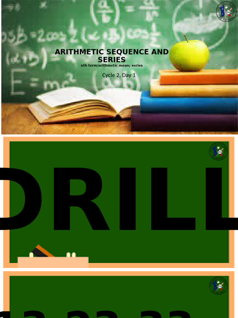 Cycle 2-Arithmetic Means Sequence and Series (Autosaved) | PDF | Arithmetic | Mathematical Objects