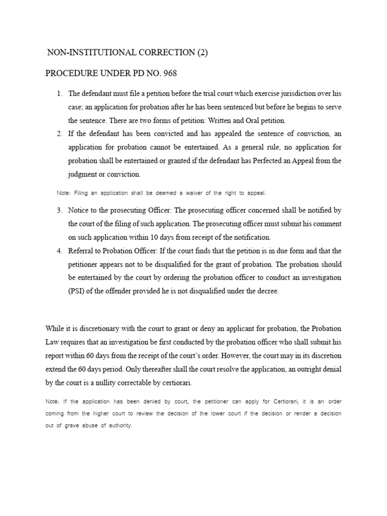 Non-Institutional Correction Vol.2 | PDF | Probation | Presentence ...