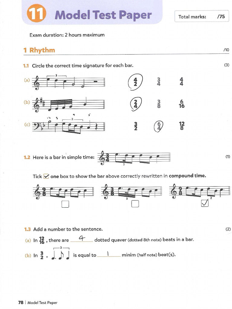 Music Theory Homework 17 | PDF