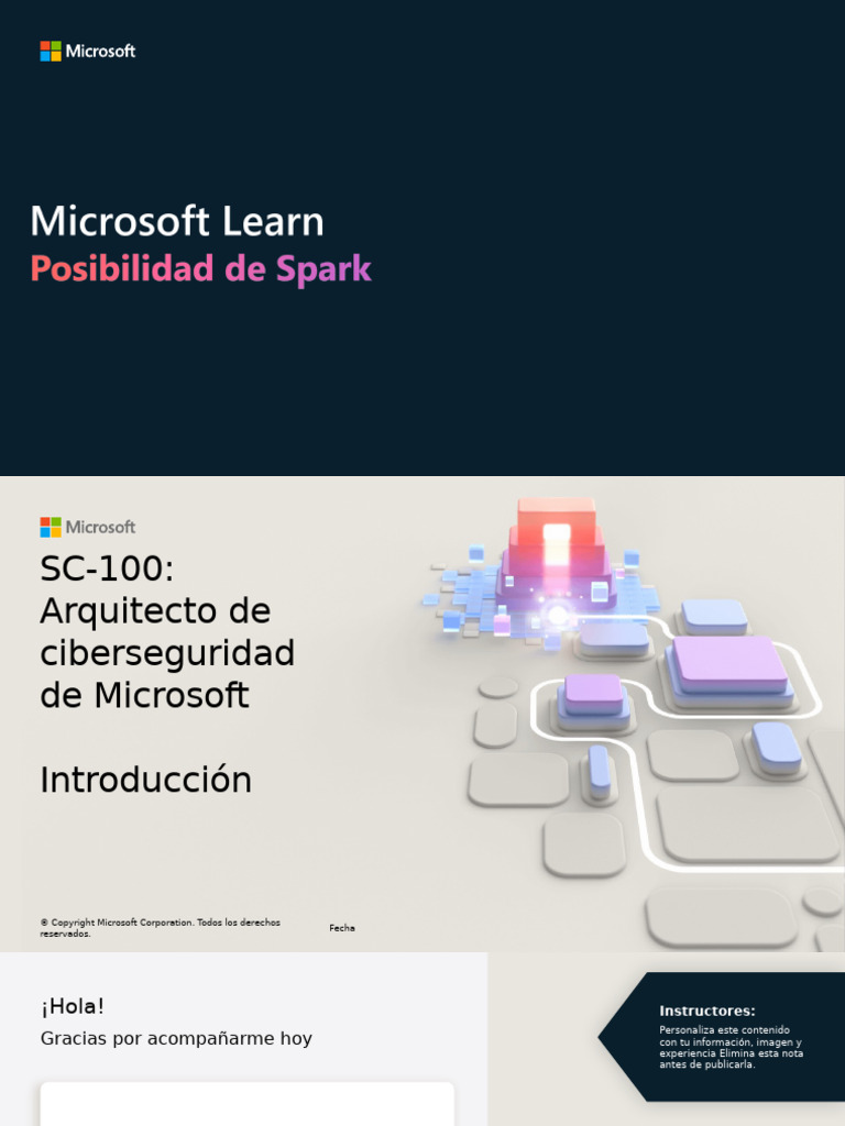 SC 100T00 PowerPoint Introduction - Es ES | PDF | Microsoft | La ...