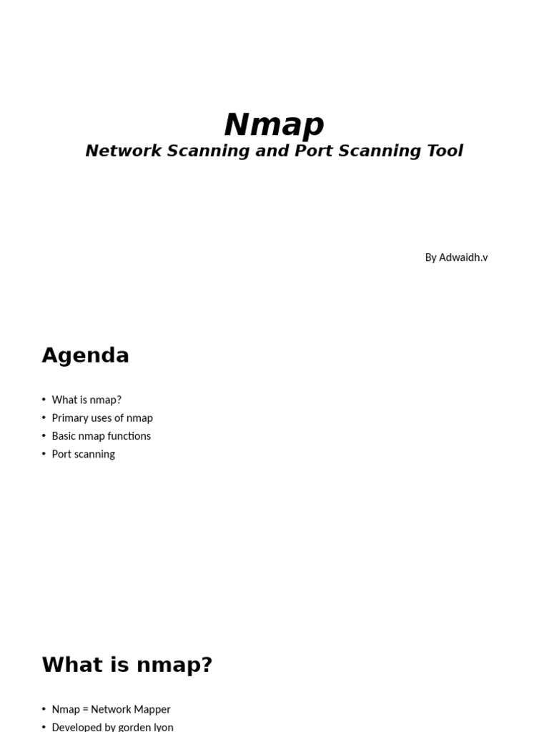Nmap | PDF
