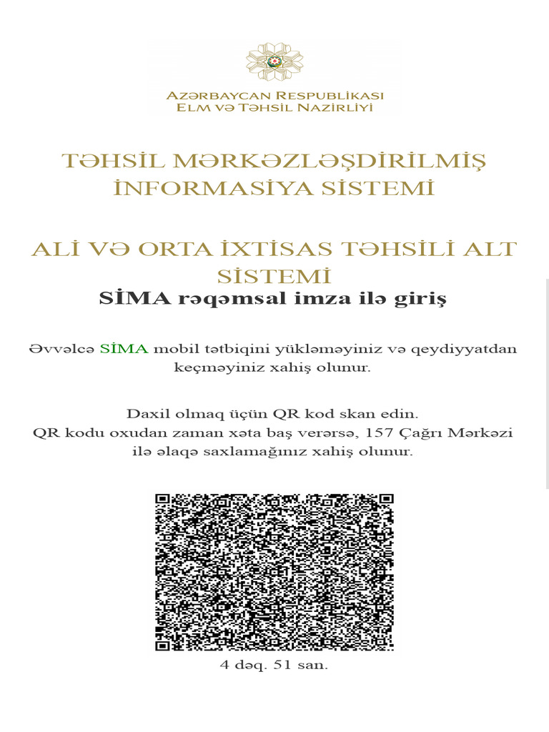 AOİTAS - Sima Təsdiq | PDF