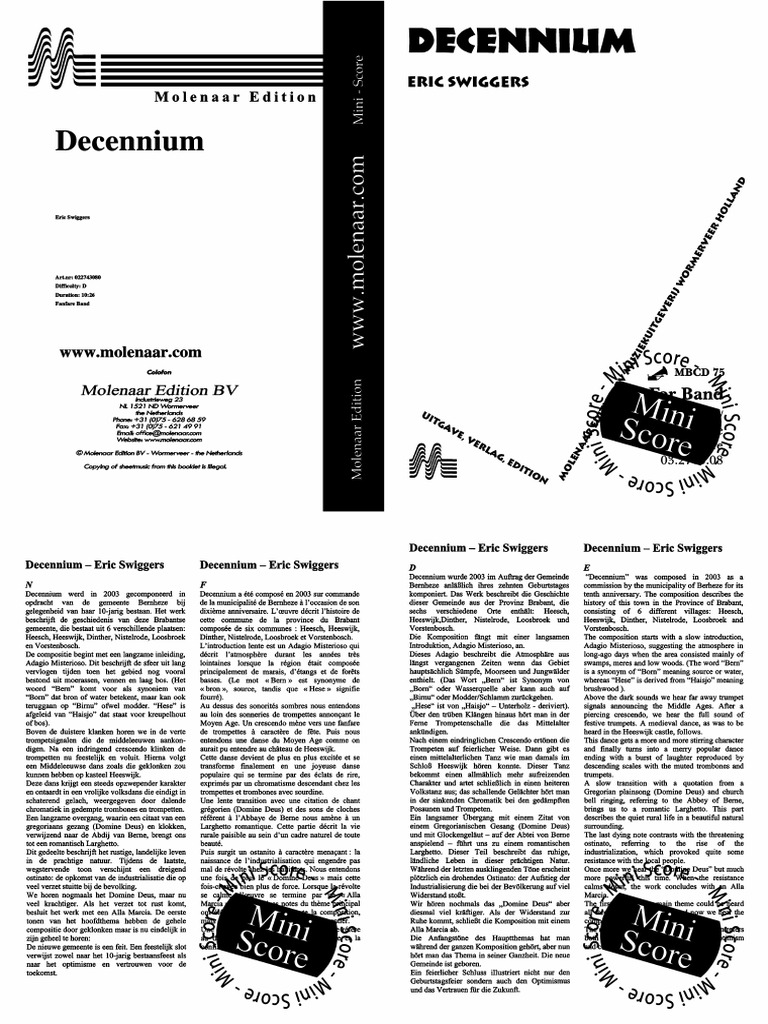Mini Score | PDF