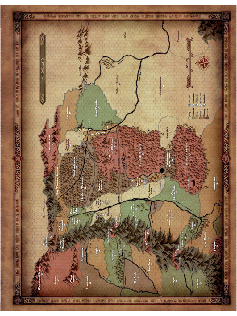 Map of Rhovanion | PDF