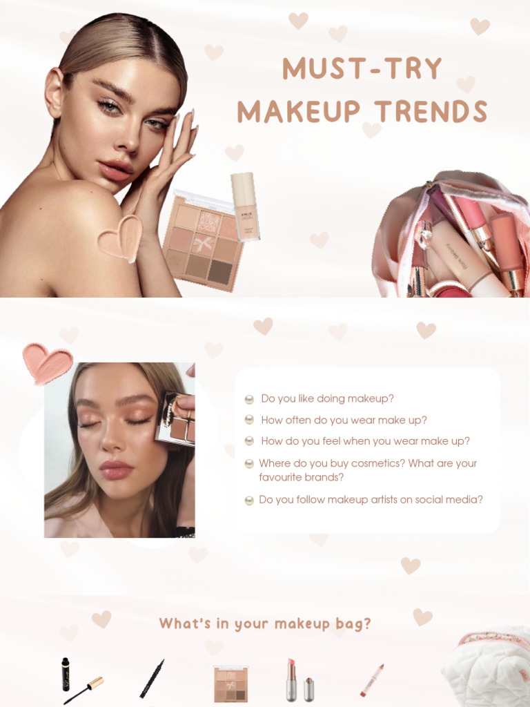 Trendy make-up A2-B1 | PDF | Cosmetics | Body Art