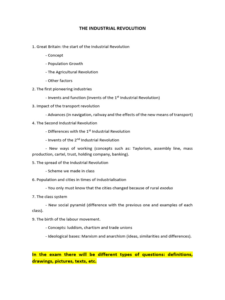 The Industrial Revolution | PDF