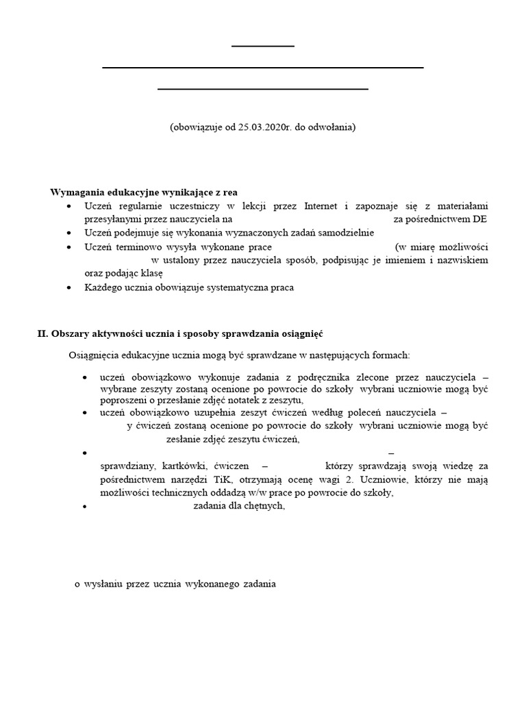 Aneks Do PSO Z Matematyki | PDF
