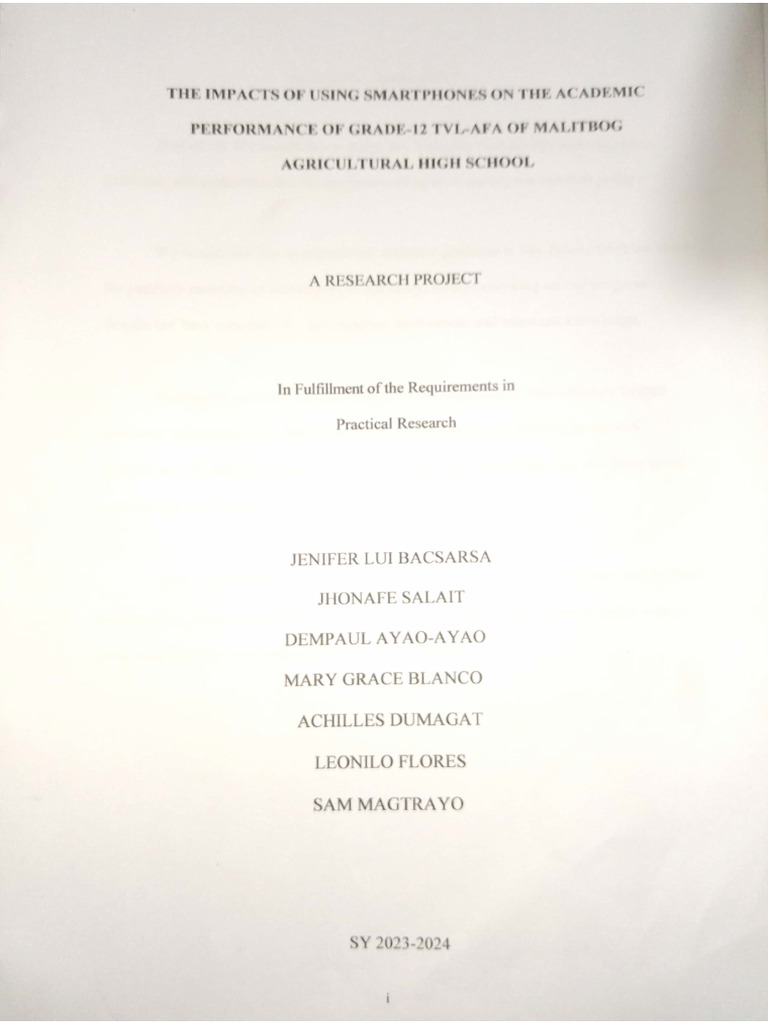 Sample Research Paper | PDF