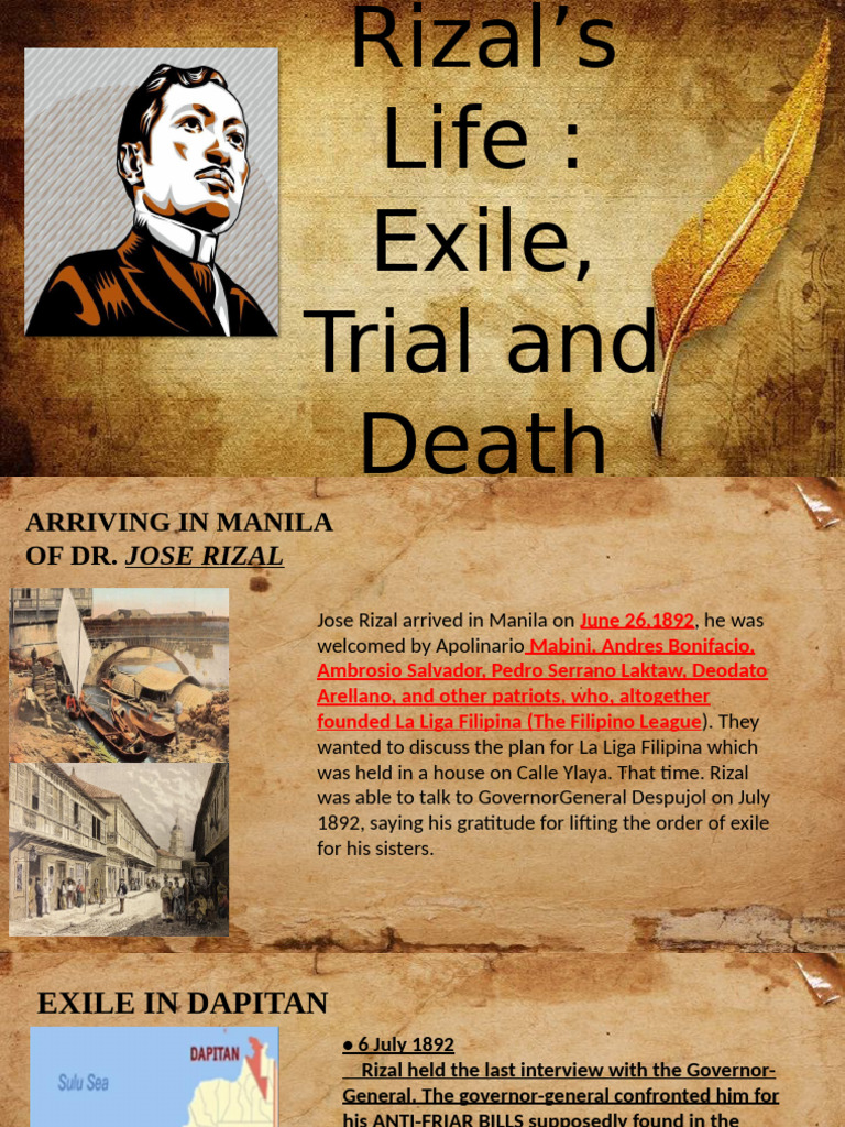 Chapter 5 Rizal Life Exile and Death | PDF | Philippines