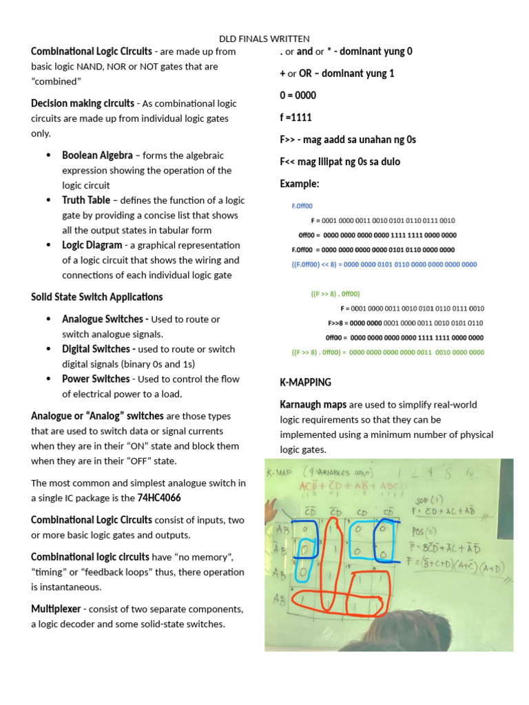 Combinational Logic Circuits Pdf