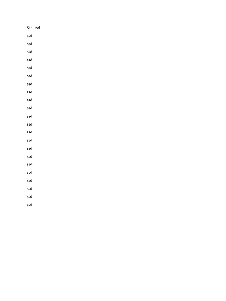 Ssd ssd | PDF