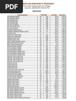 CDO Products Price List 2025 | PDF | Bacon | Ham
