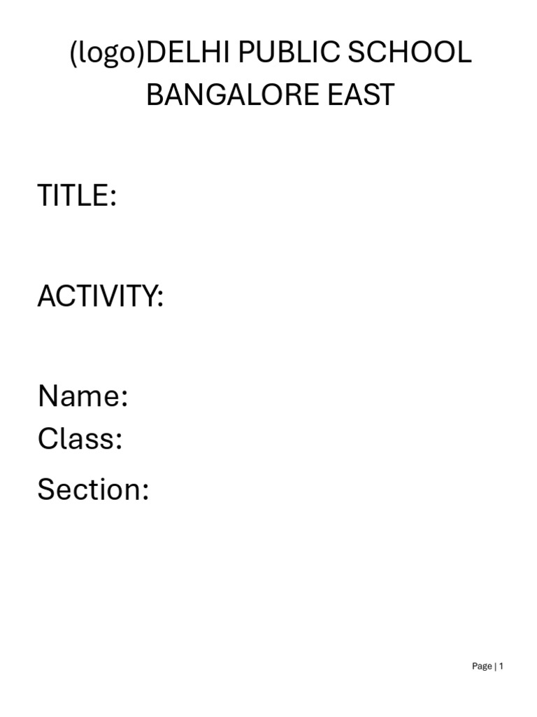English Project Template 2024 - 241005 - 092921 | PDF | Reading ...