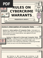 Cybercrime Warrant | PDF | Search Warrant | Cybercrime